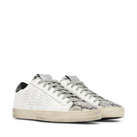 P448 | Shoes | P488 John Low Top Sneaker With Embossed Python Print | Poshmark
